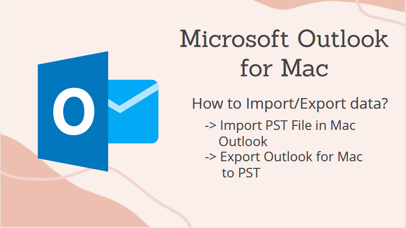 Outlook For Mac How To Export To PST File Import PST Files 